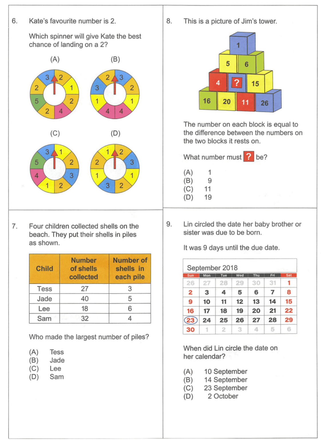 ICAS Past Year Papers NZ Year 8 (Paper E) - Mathematics/Spelling ...